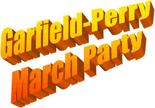garfield march party | Garfield-Perry Stamp Club